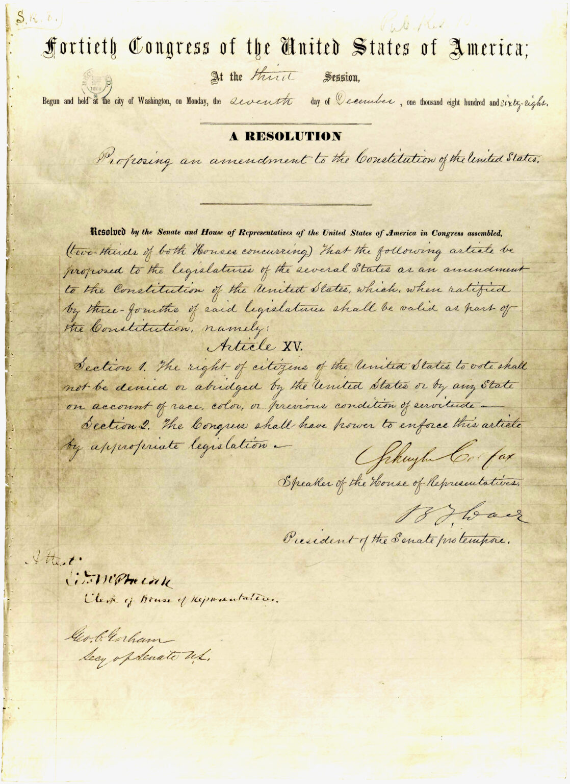 The Importance of the 15th Amendment | Teaching American History